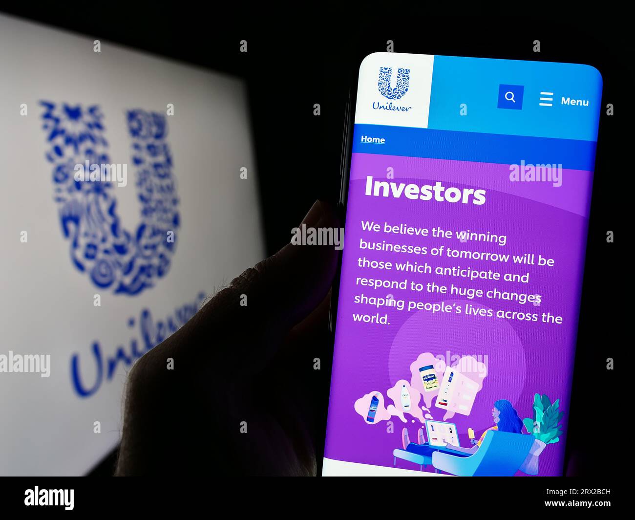 Unilever logo hi-res stock photography and images - Alamy