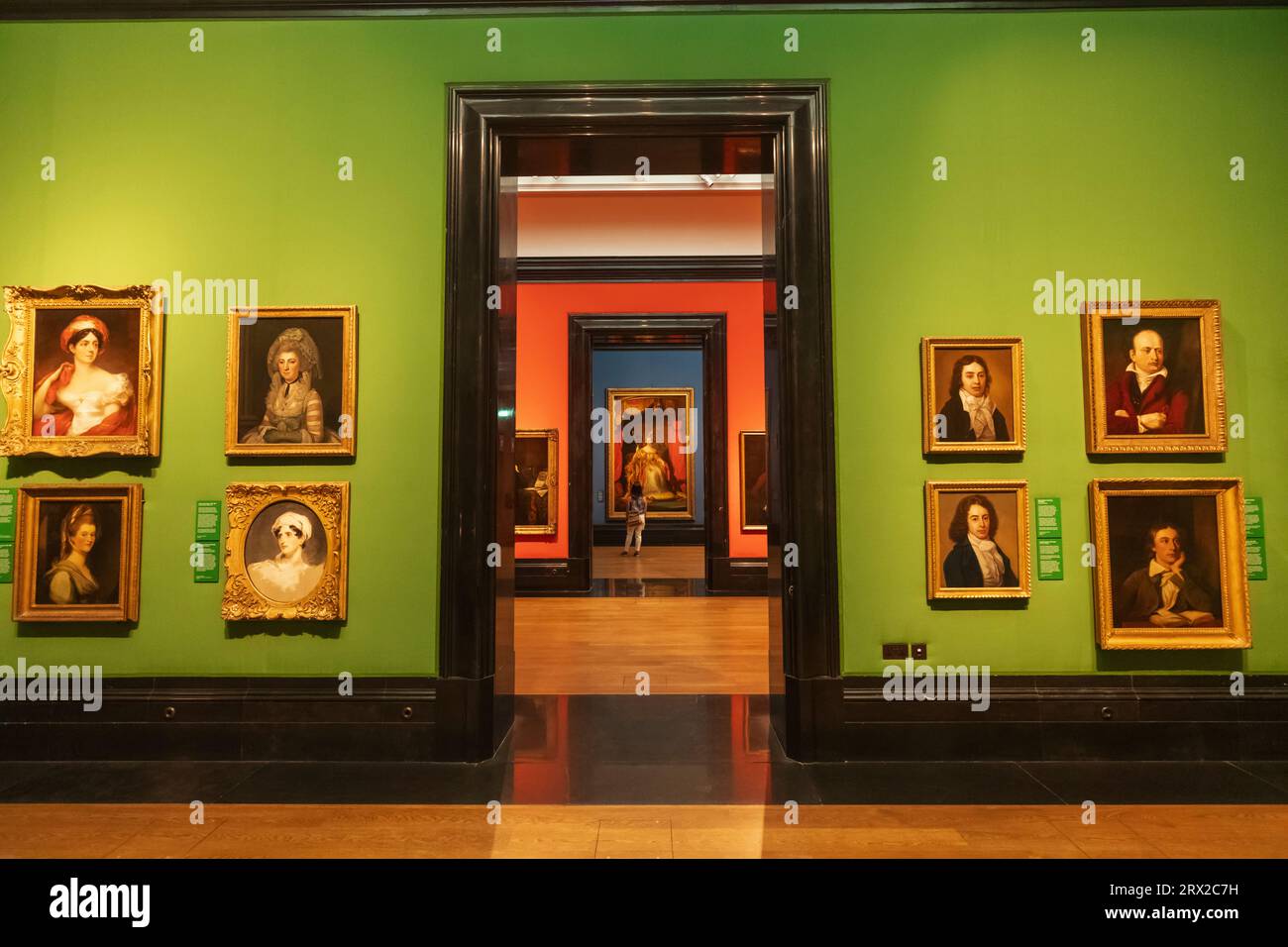 England, London, National Portrait Gallery, Interior View Stock Photo ...