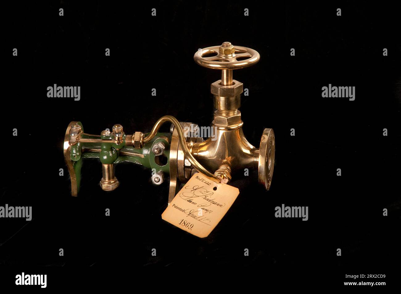 Patent model. Steam pump, Freidman, patent no. 88620. ER*308679 Stock ...