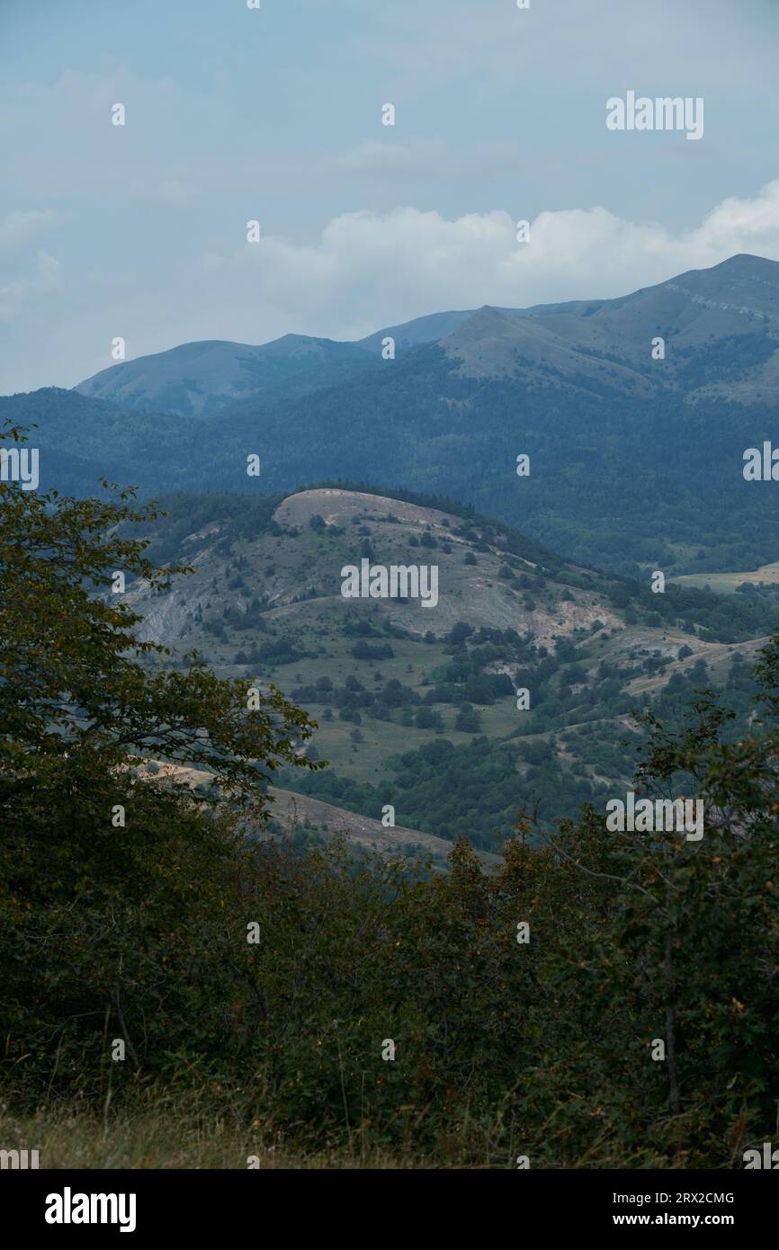 A tourist trip to the natural places of Georgia, the Caucasus. Algeti ...