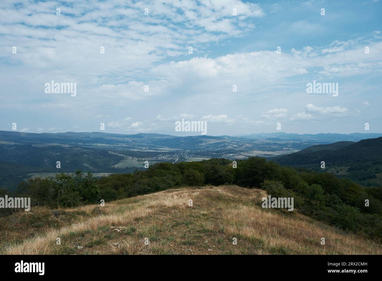 A tourist trip to the natural places of Georgia, the Caucasus. Algeti ...