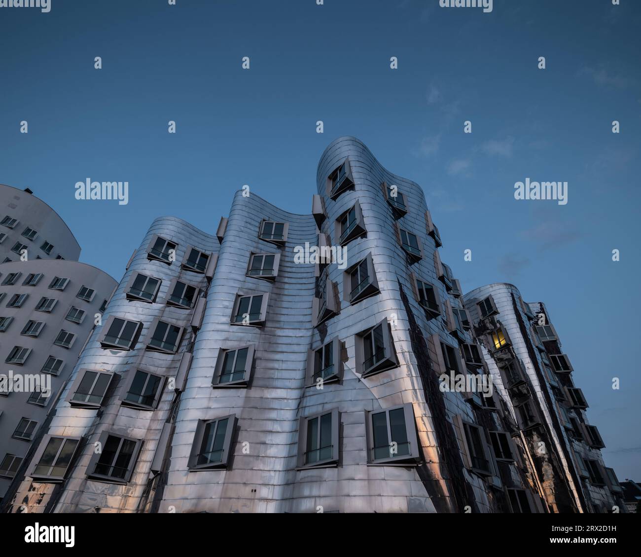 Gehry Bauten, architect Zaha Hadid, Medienhafen, Dusseldorf, North ...