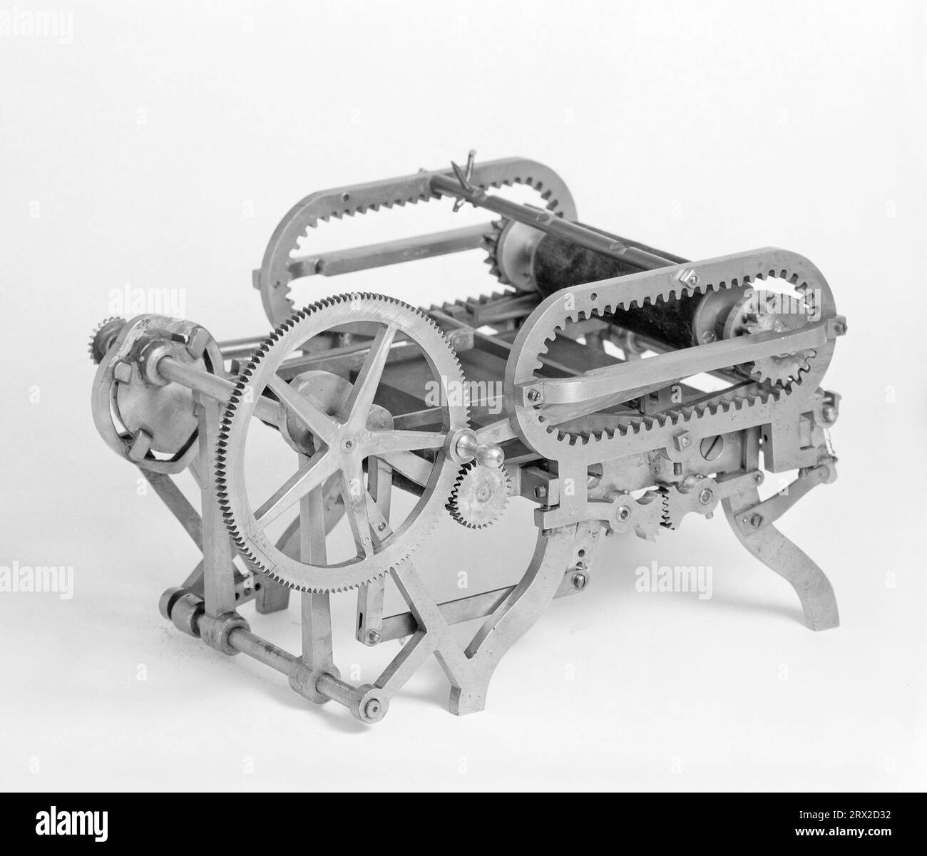 Patent models. Flatbed cylinder printing press, Newbury, patent no ...