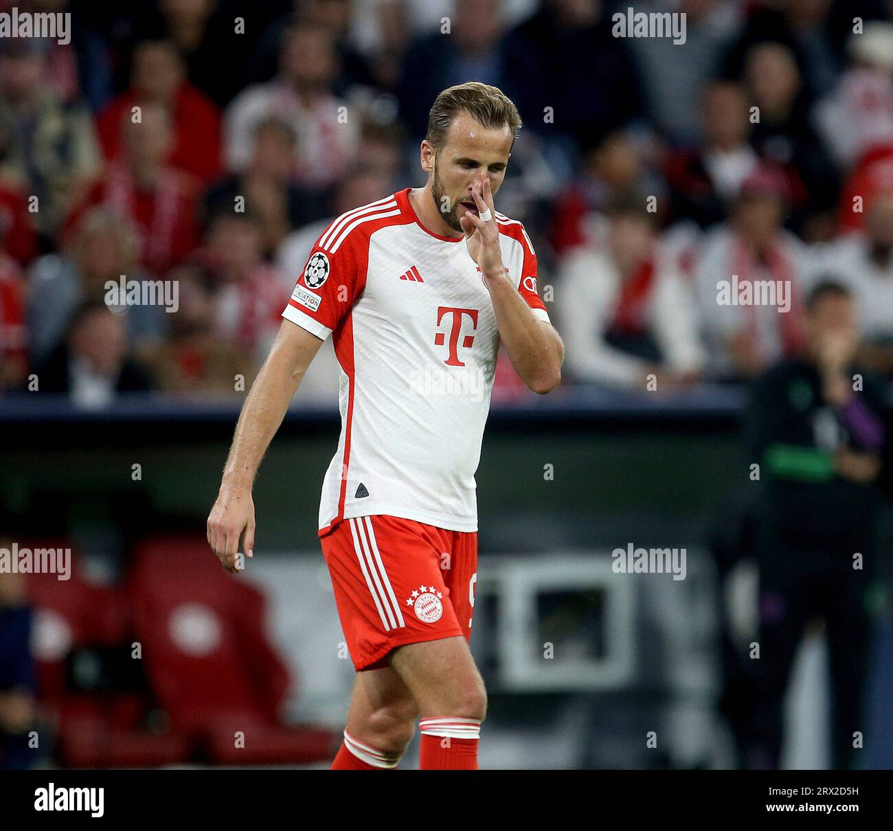 Enttäuschung Harry Kane (Bayern) . FC Bayern München-Manchester United ...