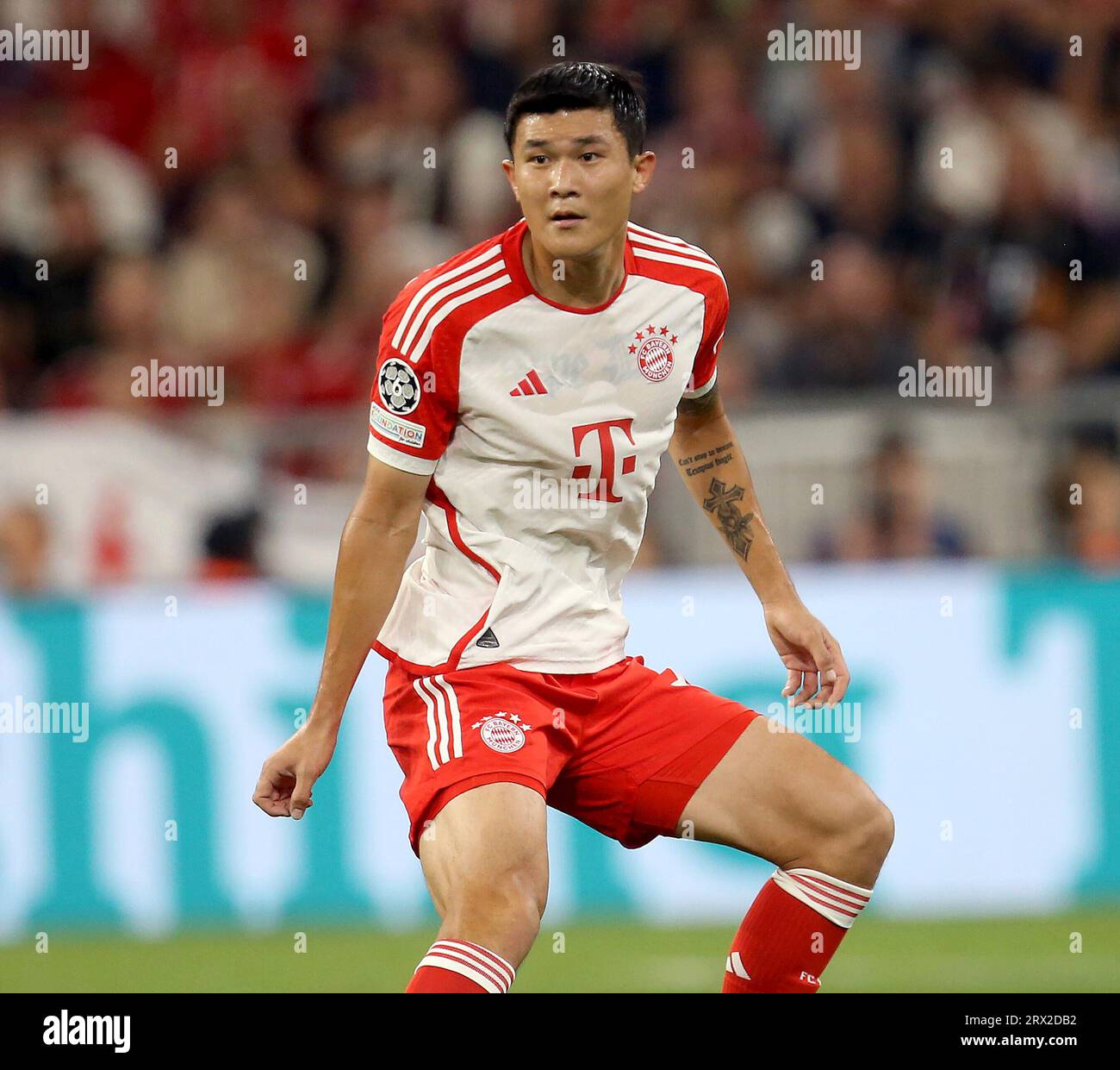 Min-Jae Kim (Bayern) . FC Bayern München-Manchester United . München, GER, 20.09.2023, Sport ...
