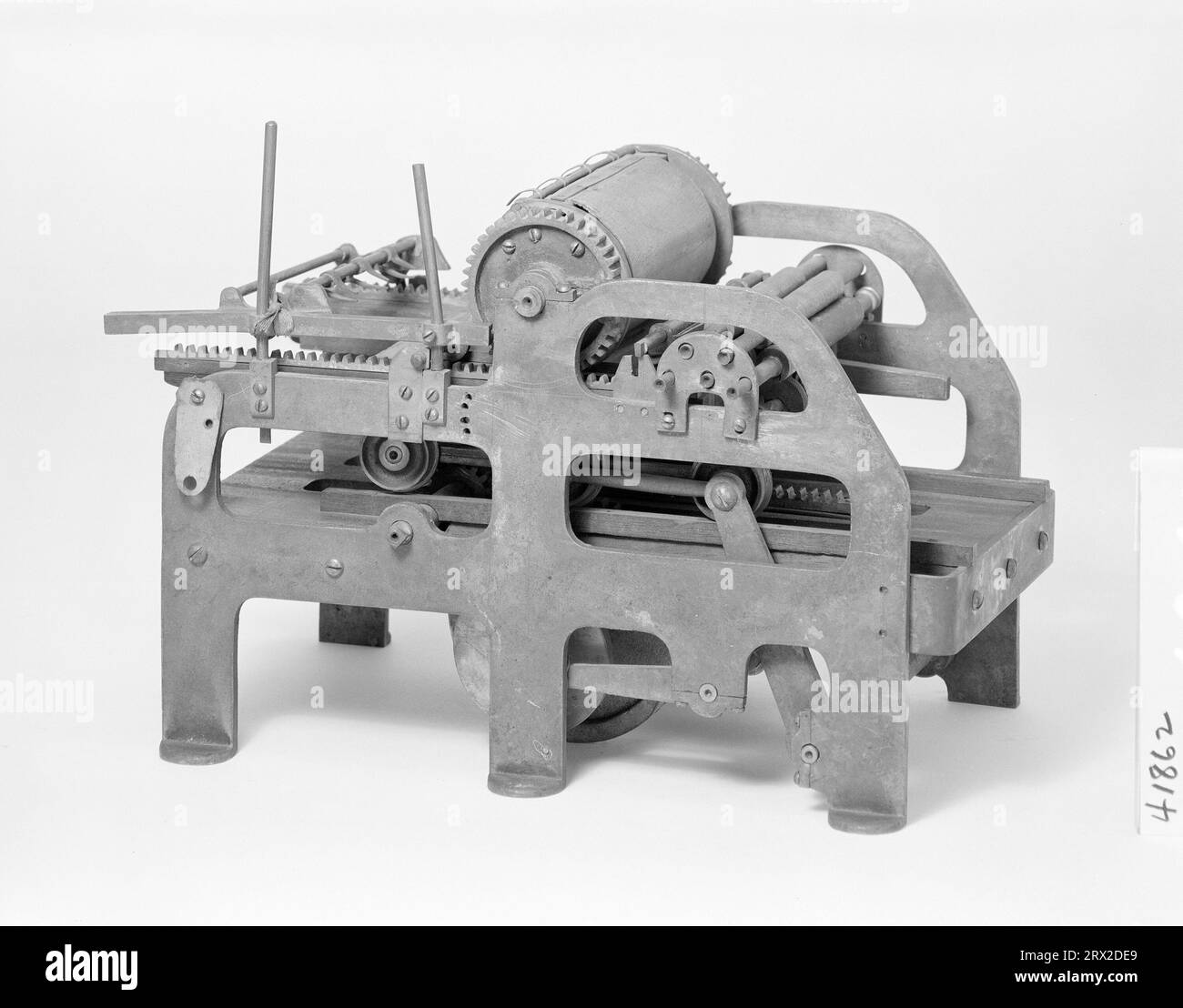 Patent model. Lithographic printing press, Reynolds, patent no. 41862 ...