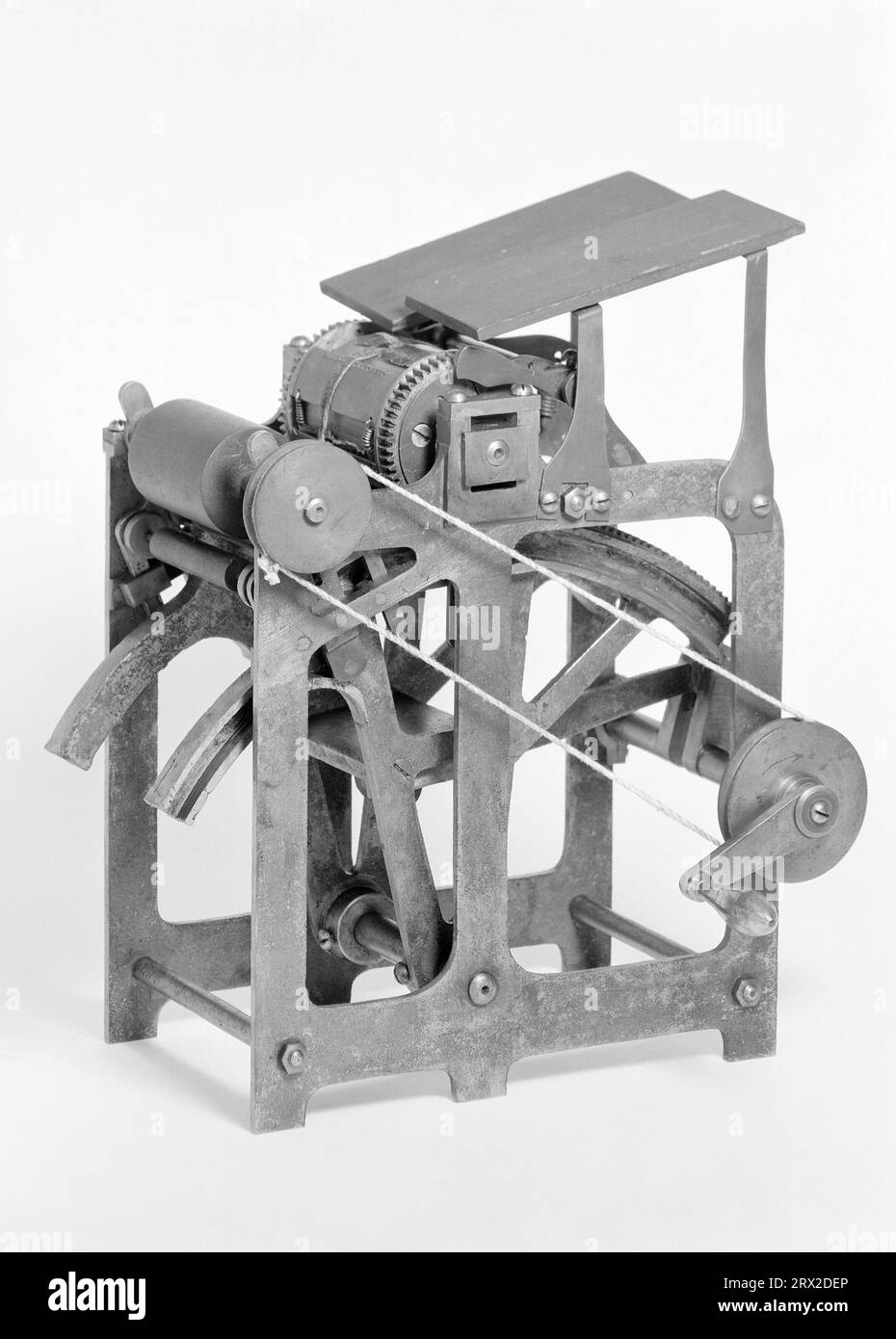 Patent models. Lithographic printing press, Reynolds, patent no. 46390 ...