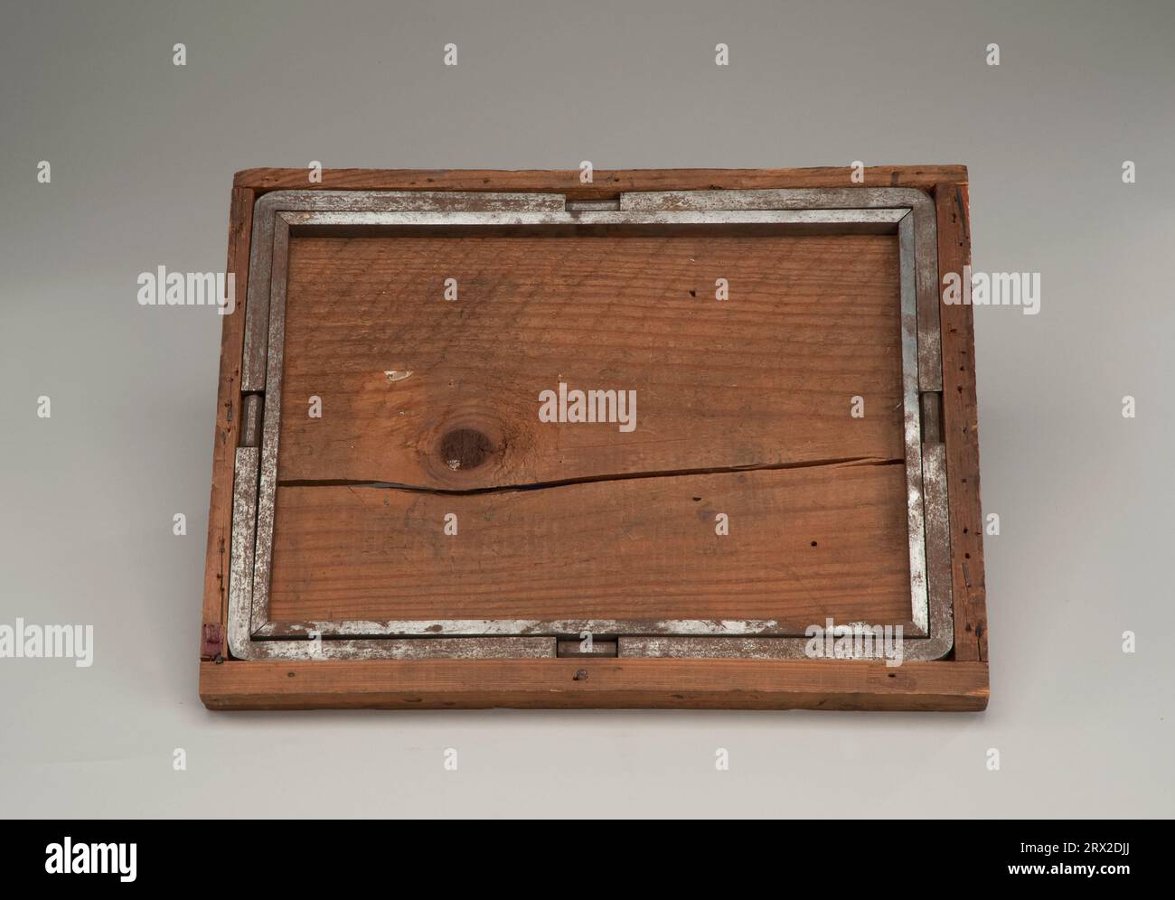 Patent model. Adjustable type chase, Clements, patent no. 108759. GA ...