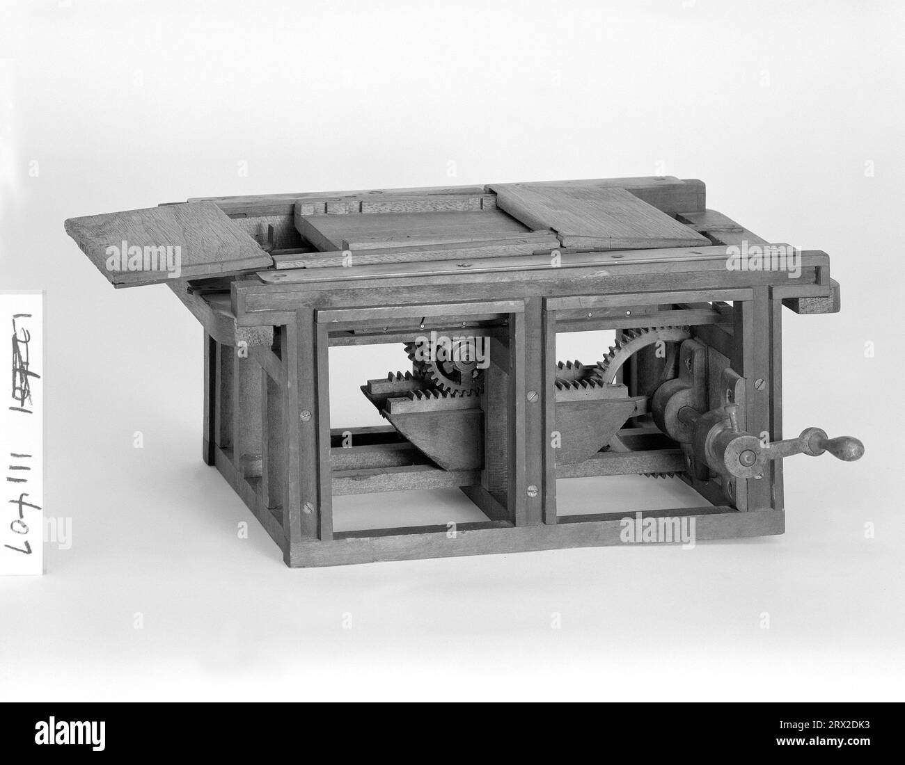 Patent model. Flatbed cylinder printing press, Warwick, patent no ...
