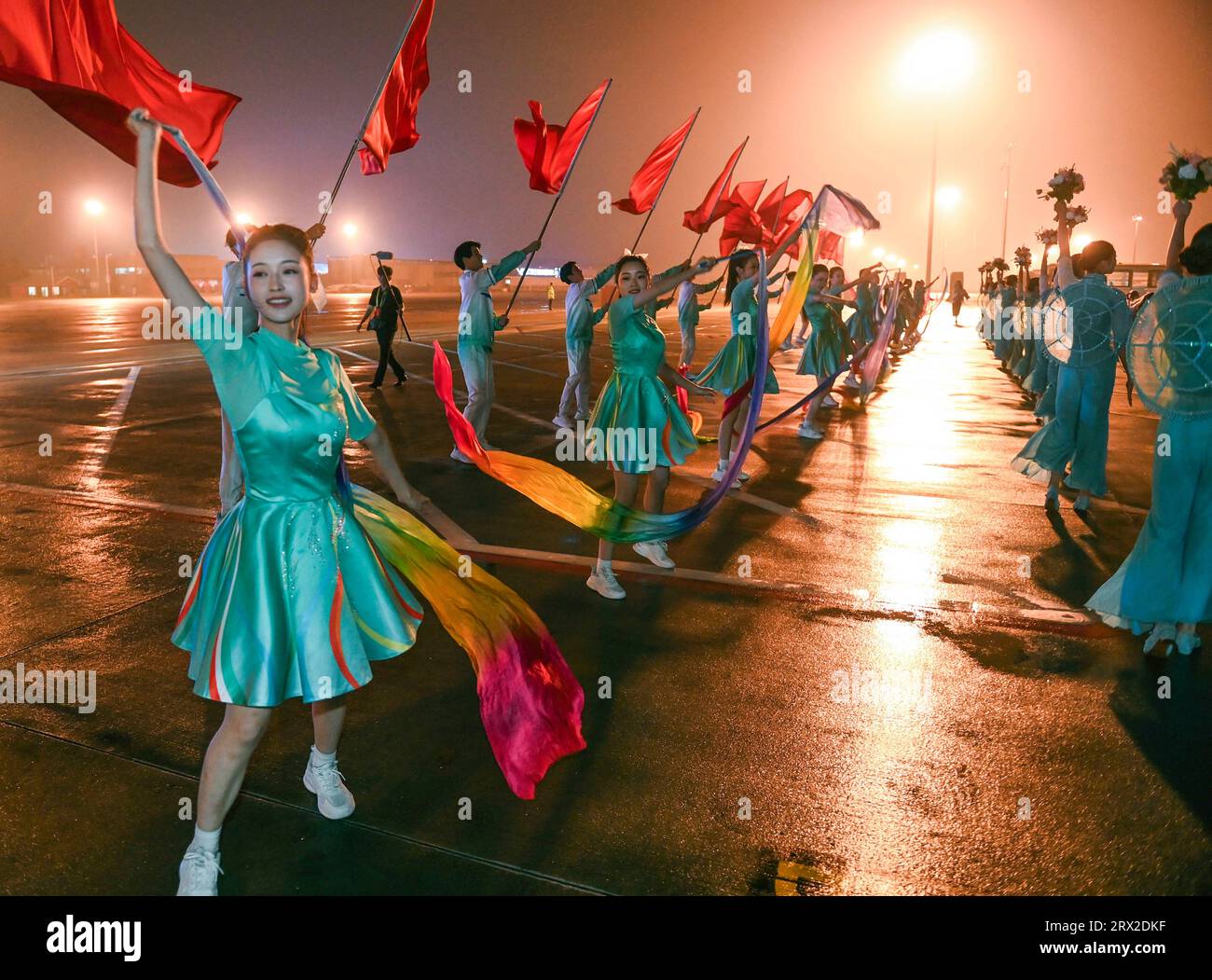 Hangzhou, China's Zhejiang Province. 22nd Sep, 2023. A welcoming ...