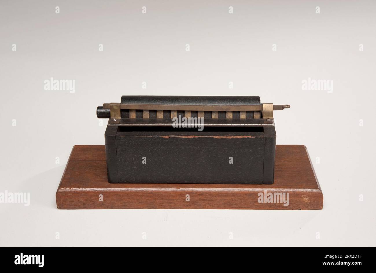 Patent model. Inking apparatus for printing machines, Jones, patent no ...