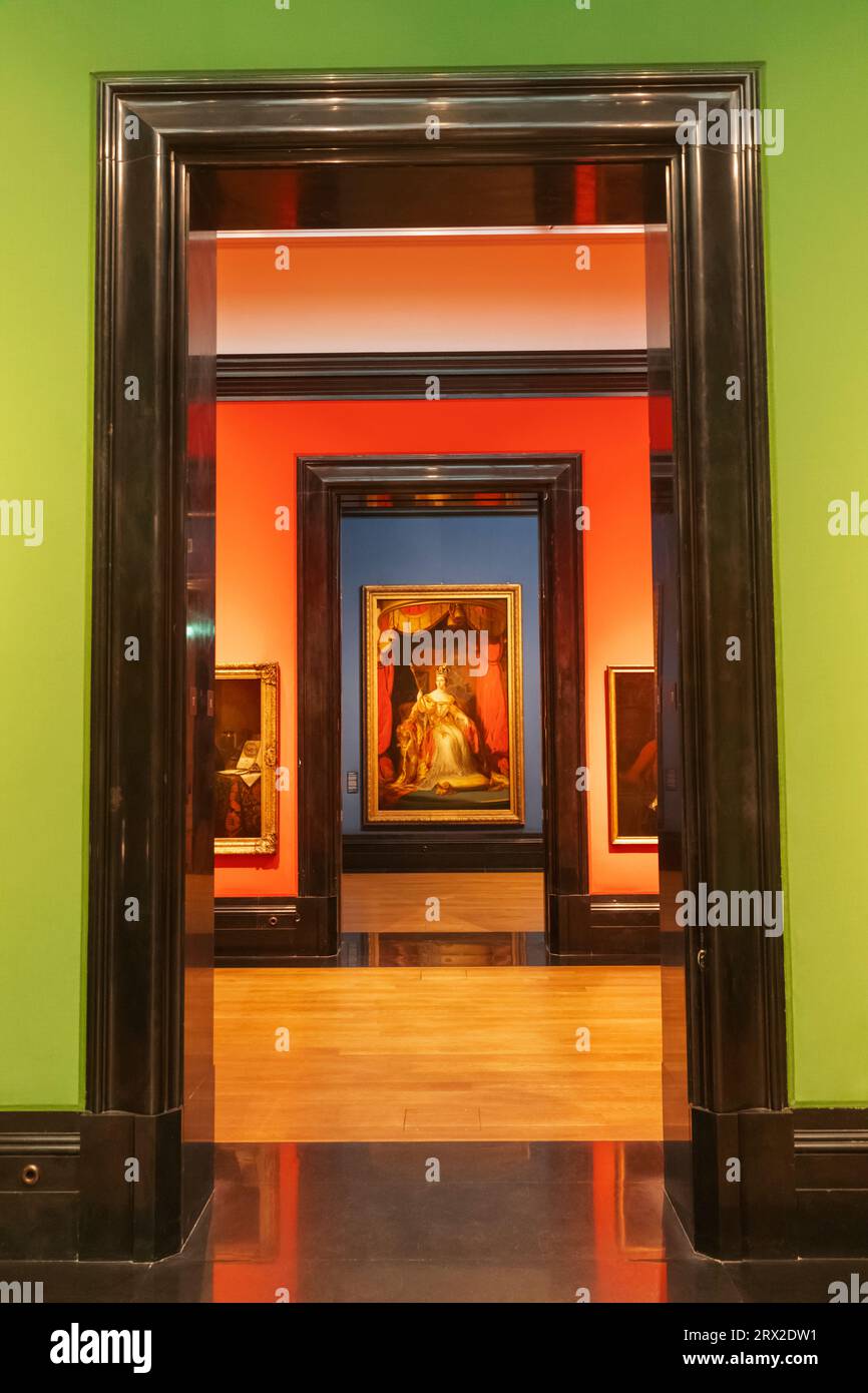 England, London, National Portrait Gallery, Interior View Stock Photo ...