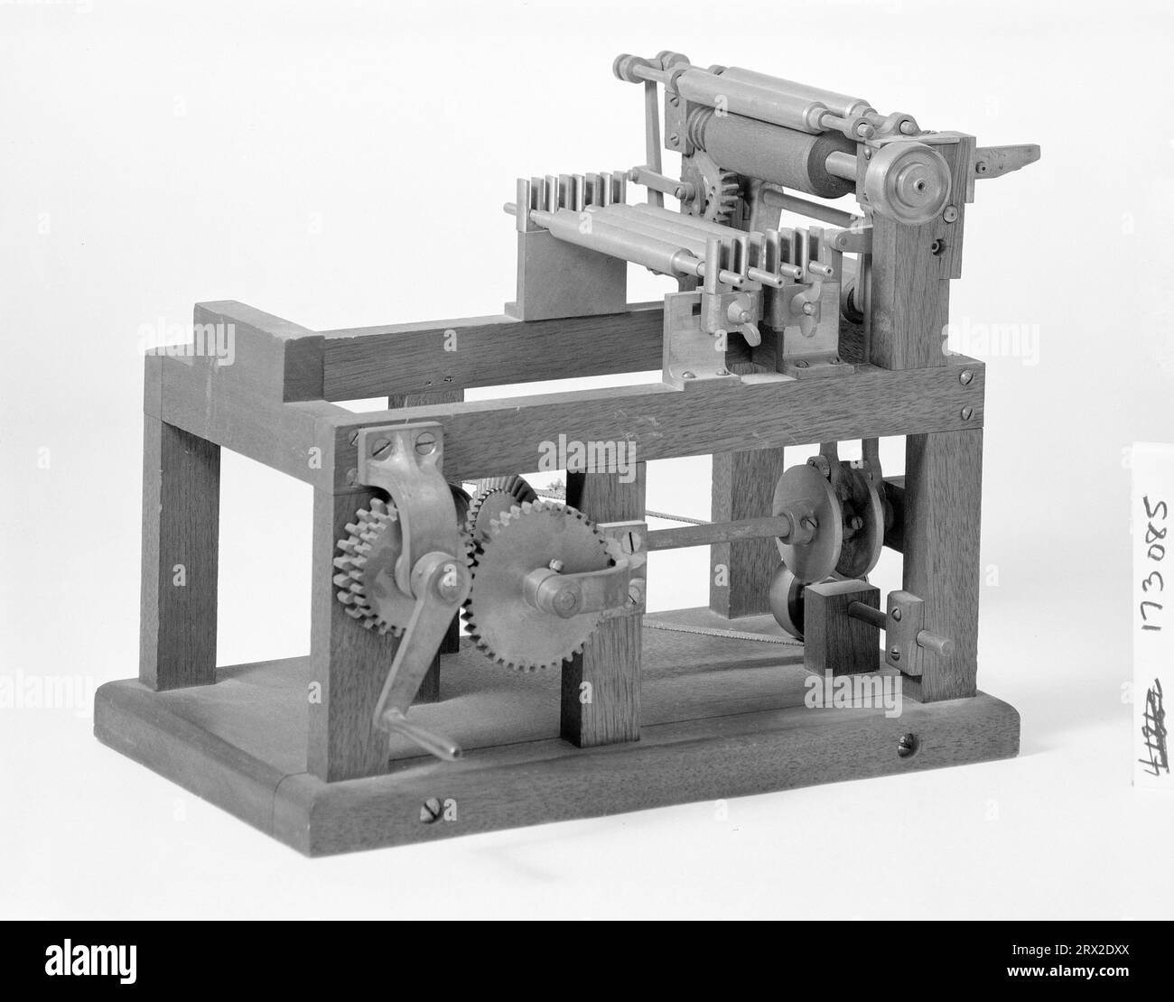Patent model. Inking appartus for printing presses, Tucker, patent no ...