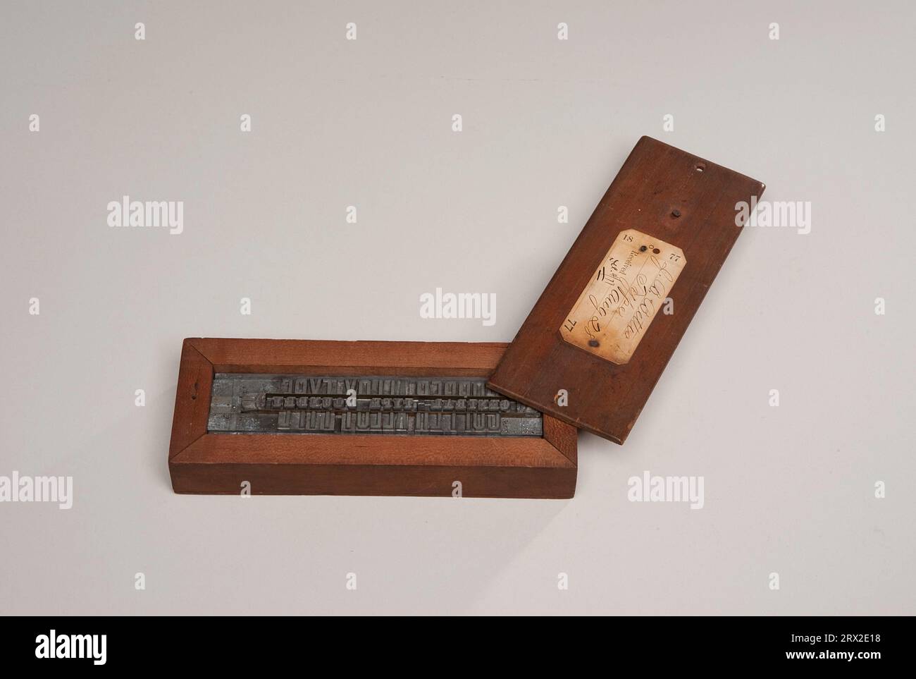 Patent model. Autographic printing, Bettis, patent no. 200020. GA*89797 ...