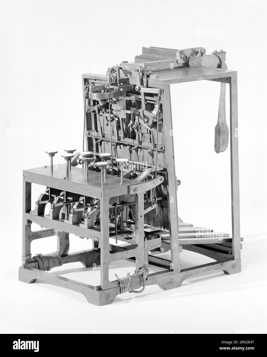 Patent model. Type distributing machine, Fraser, patent no. 224167. GA ...