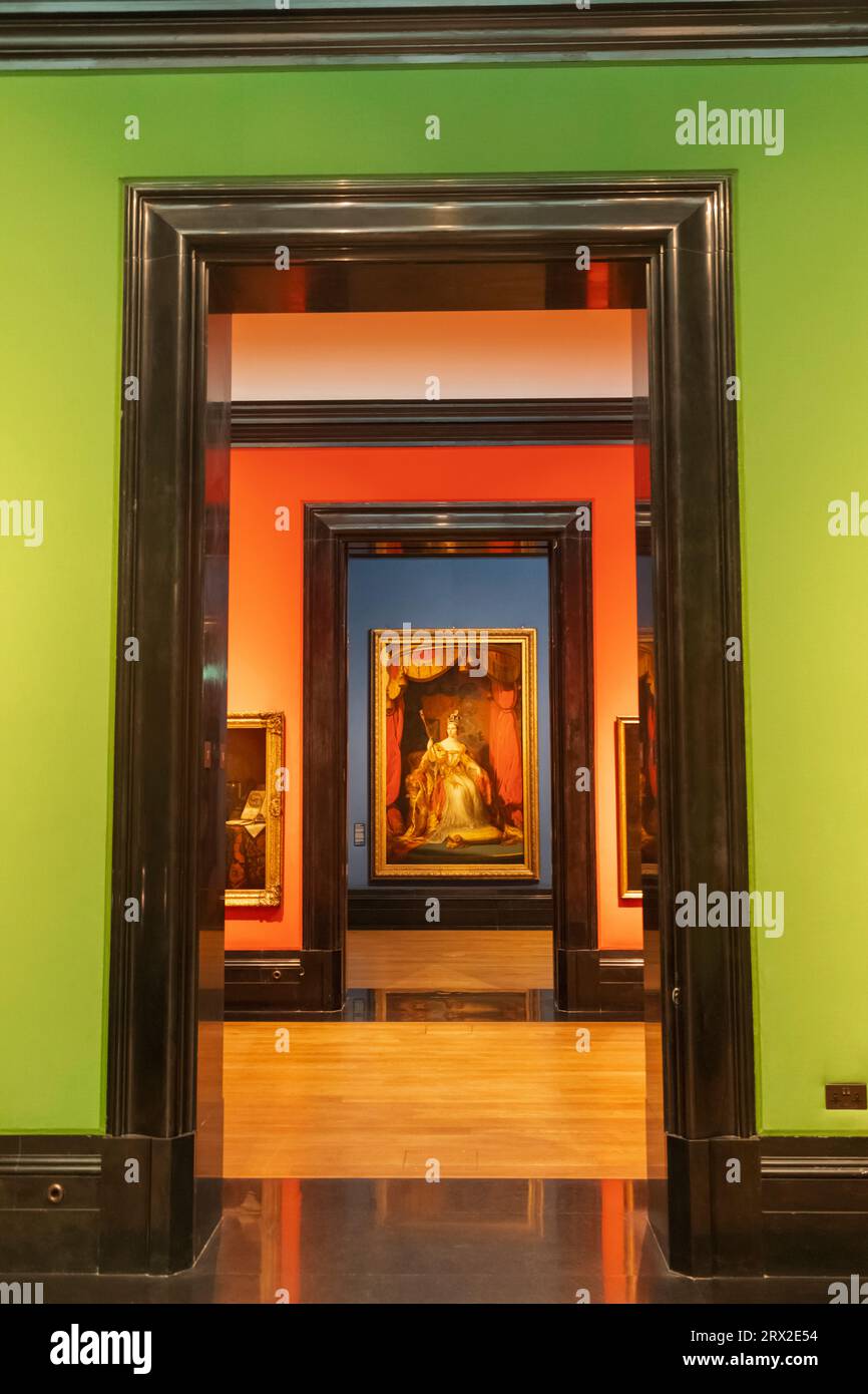 England, London, National Portrait Gallery, Interior View Stock Photo ...