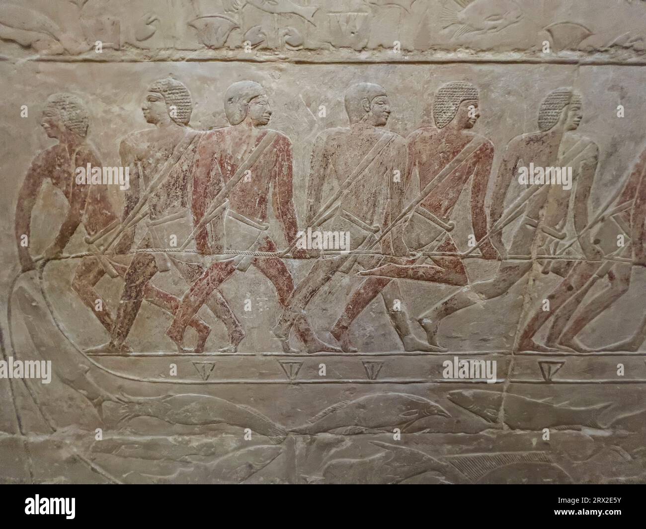 Relief from a tomb in Saqqara, part of the Memphite Necropolis, UNESCO ...