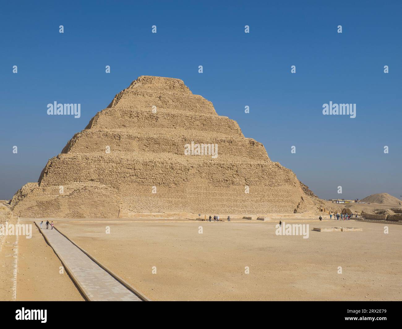 Step Pyramid of Djoser, dating from circa 2700 BC, part of the Memphite ...