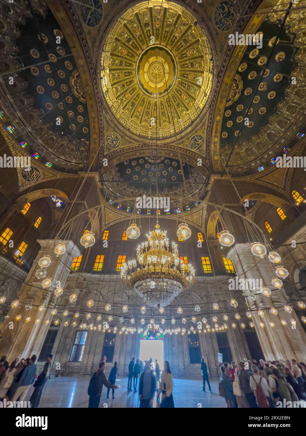 The Ottoman-era Muhammad Ali Mosque, completed in 1848, overlooking ...
