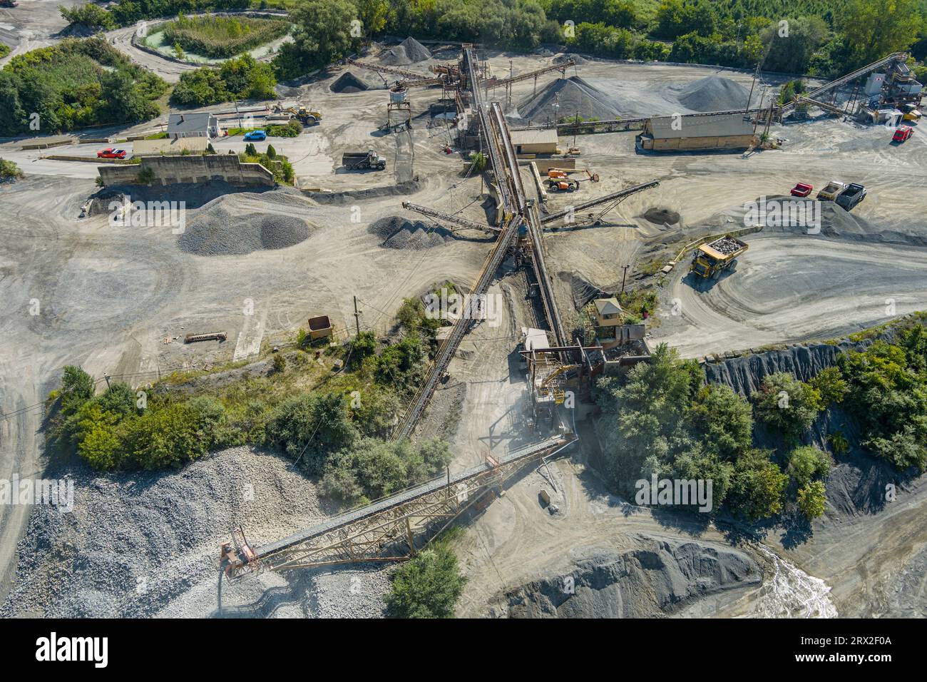 Quarry aerial hi-res stock photography and images - Alamy