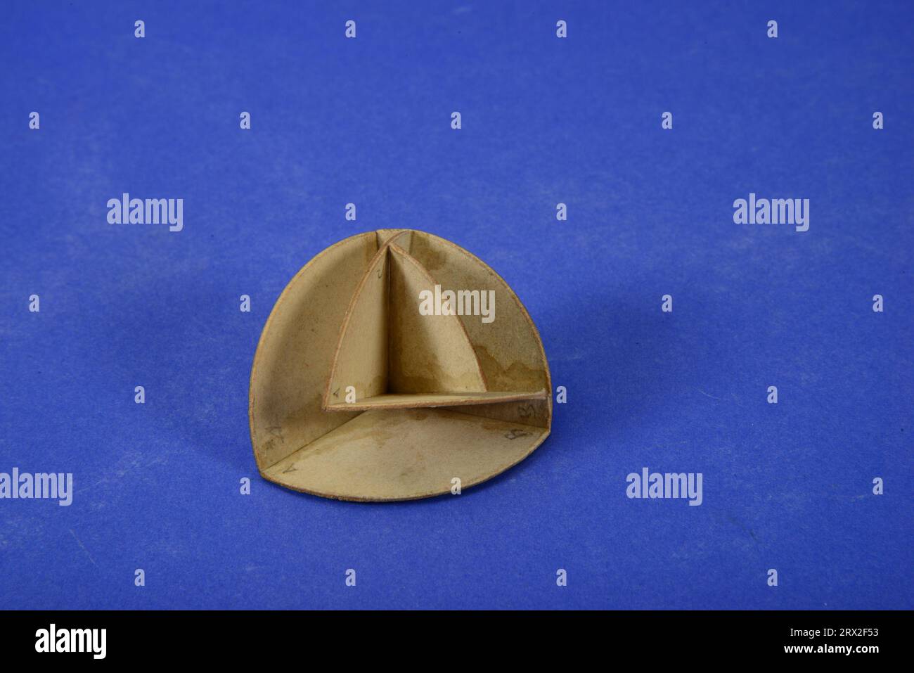 Geometric model by A. Harry Wheeler, Quadrant with Spherical Triangle ...