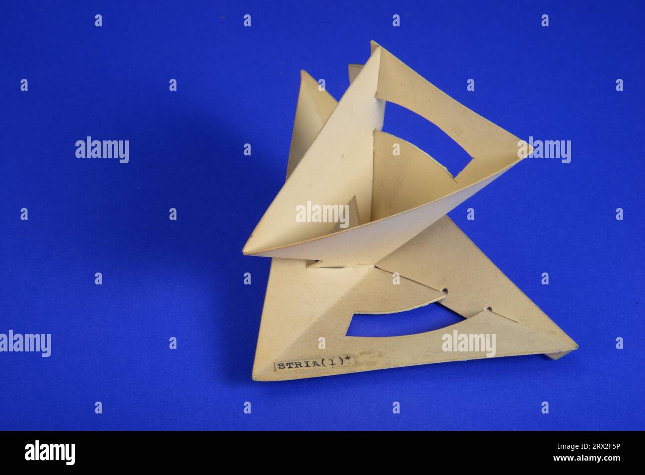 Geometric model by A. Harry Wheeler, Supplementary Trihedral Angles. MA ...