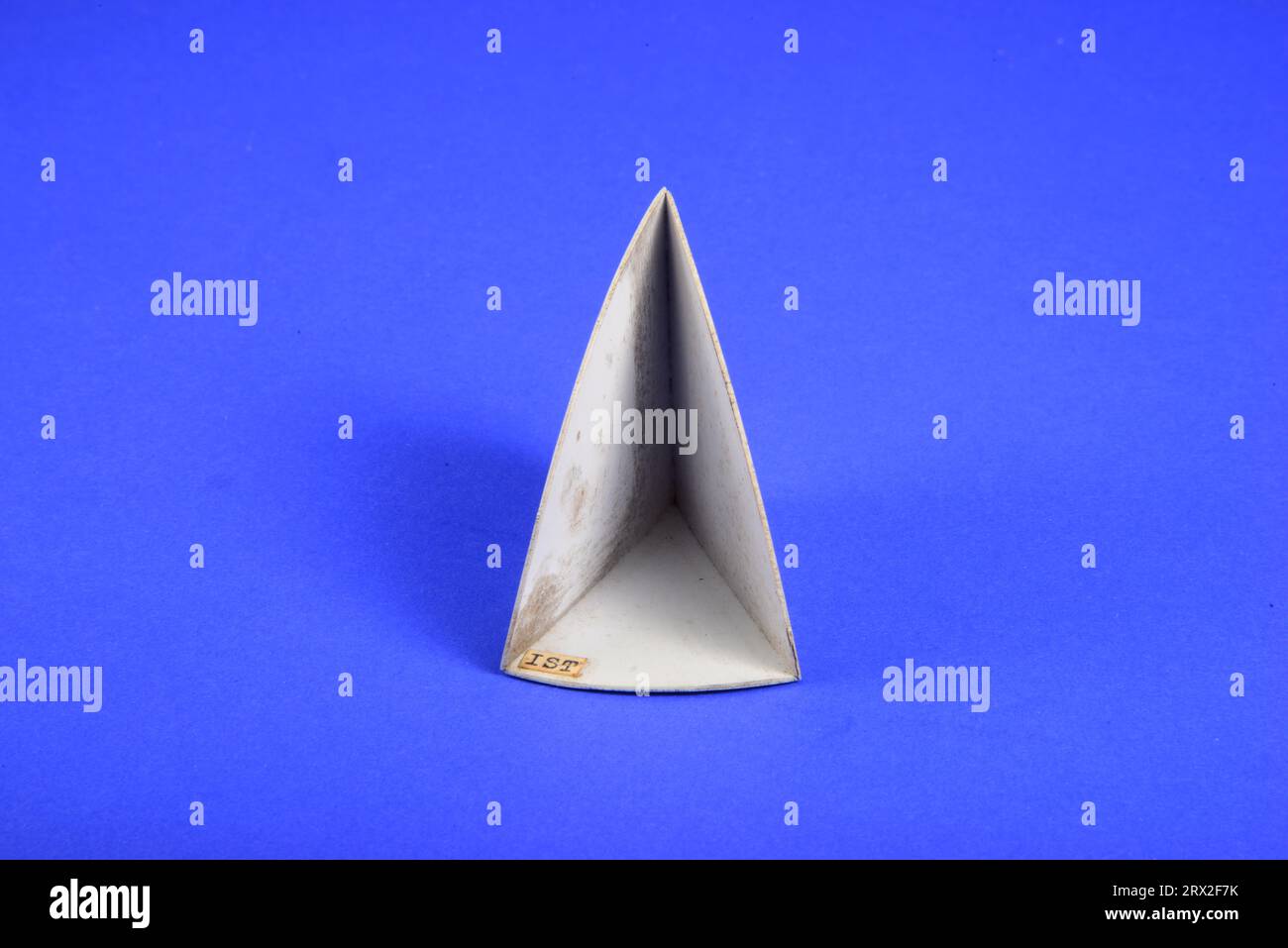 Geometric model by A. Harry Wheeler, Isosceles Spherical Triangle. MA ...