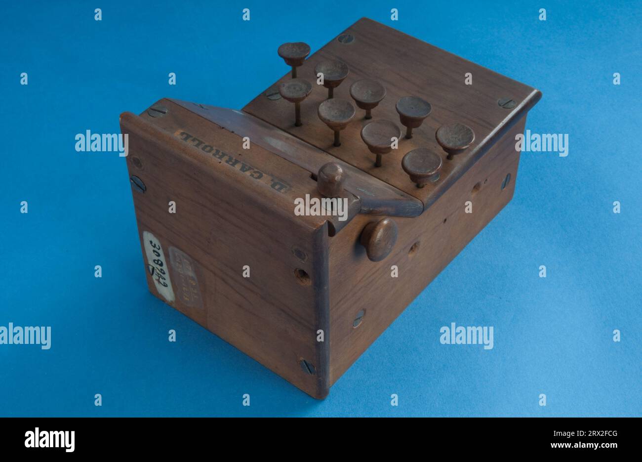Adding machine. Carroll patent model. MA*308949 Stock Photo - Alamy