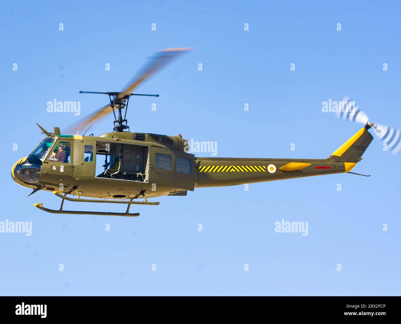 Bell UH-1 Iroquois, nickname Huey military helicopter at SHG AIRSHOW ...