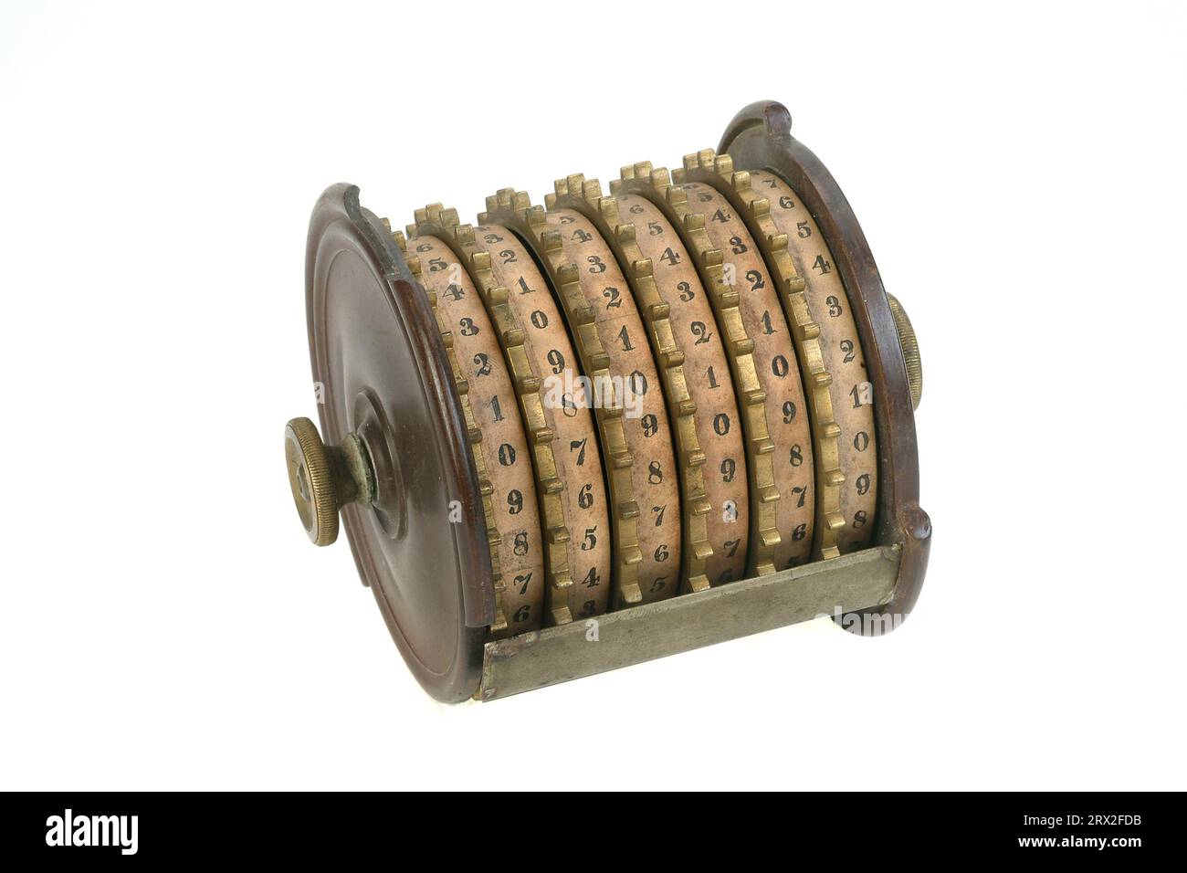 Patent model. Adding machine, Jeffers, 1863, patent no. 40,105. MA ...