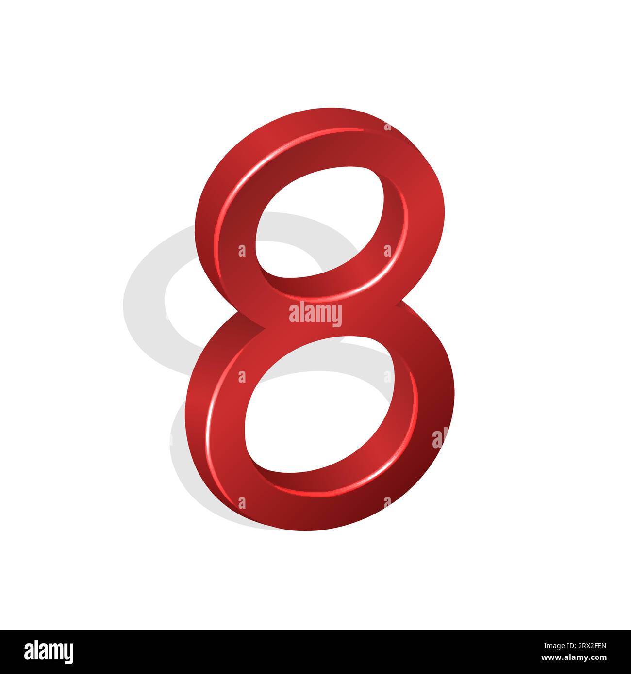 Number eight, eighth, isometric mathematical figure, symbol font in 3d ... Number eight, eighth, isometric mathematical figure, symbol font in 3d ...