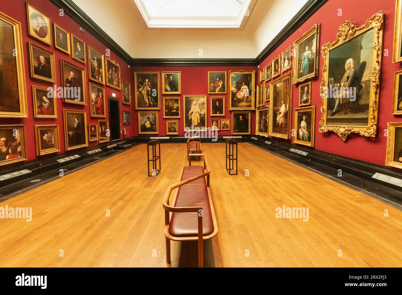 England, London, National Portrait Gallery, Interior View Stock Photo ...