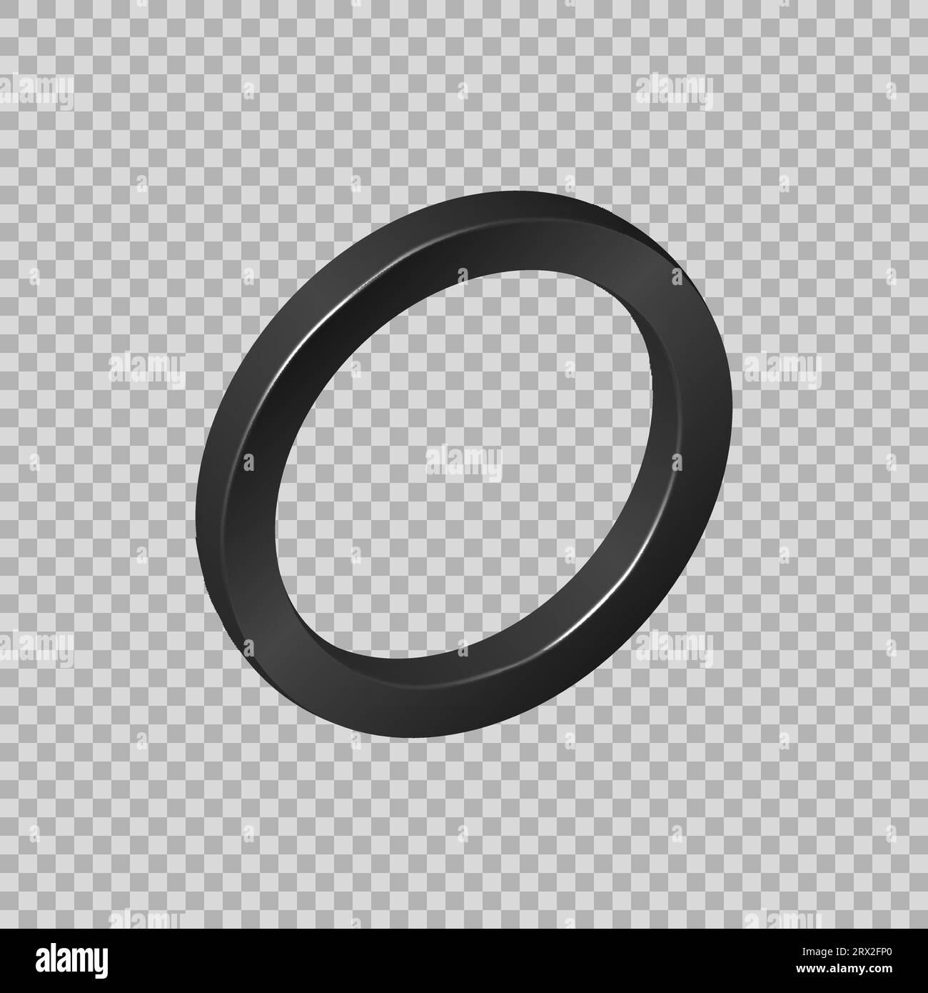 Letter O character in a realistic 3D icon style Vector Illustration ...