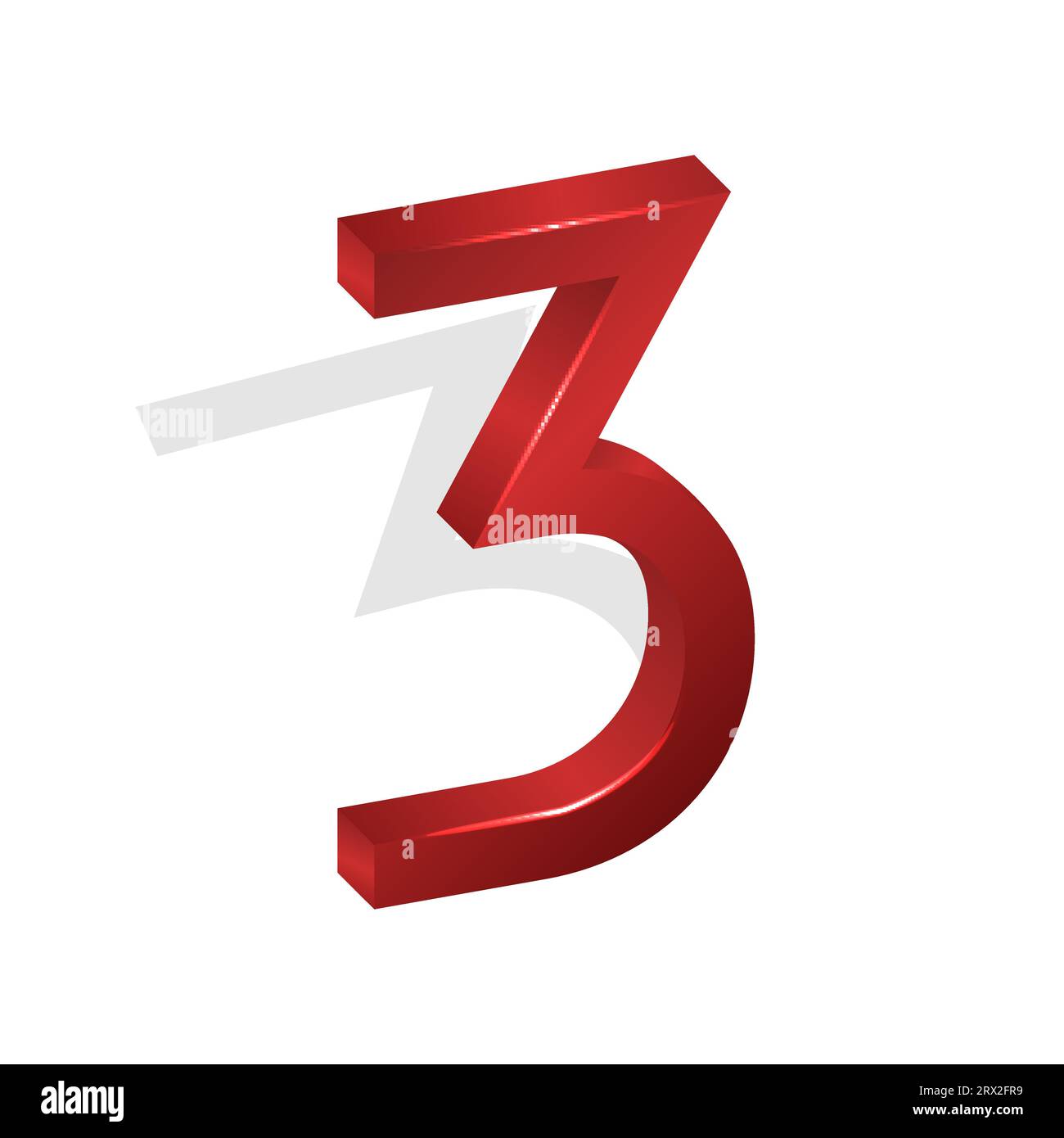 Number three, third, isometric mathematical figure, symbol font in 3d ... Number three, third, isometric mathematical figure, symbol font in 3d ...