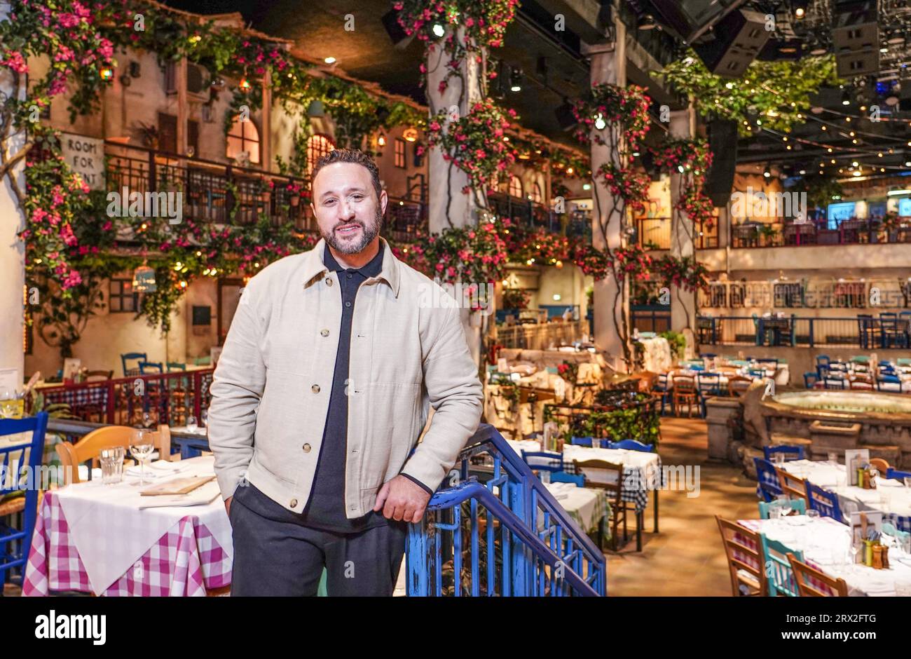 Antony Costa at Mamma Mia! The Party at the Nikos Taverna at the O2 in ...