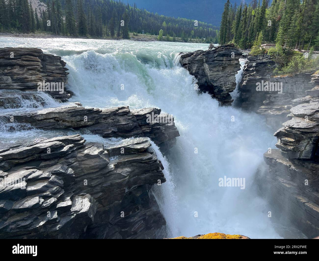 Beautiful athabasca falls in hi-res stock photography and images - Alamy