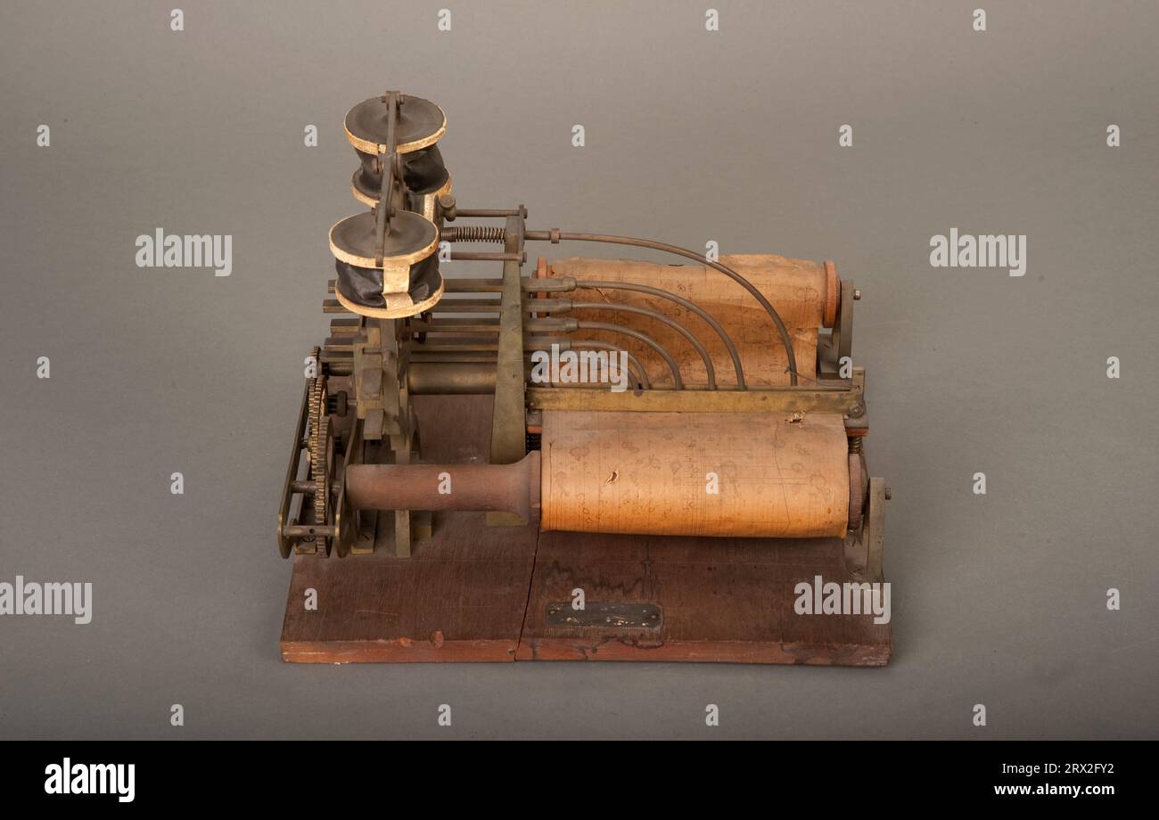 Patent model. Steam engine indicator, Krausch, patent no. 36411. MC ...