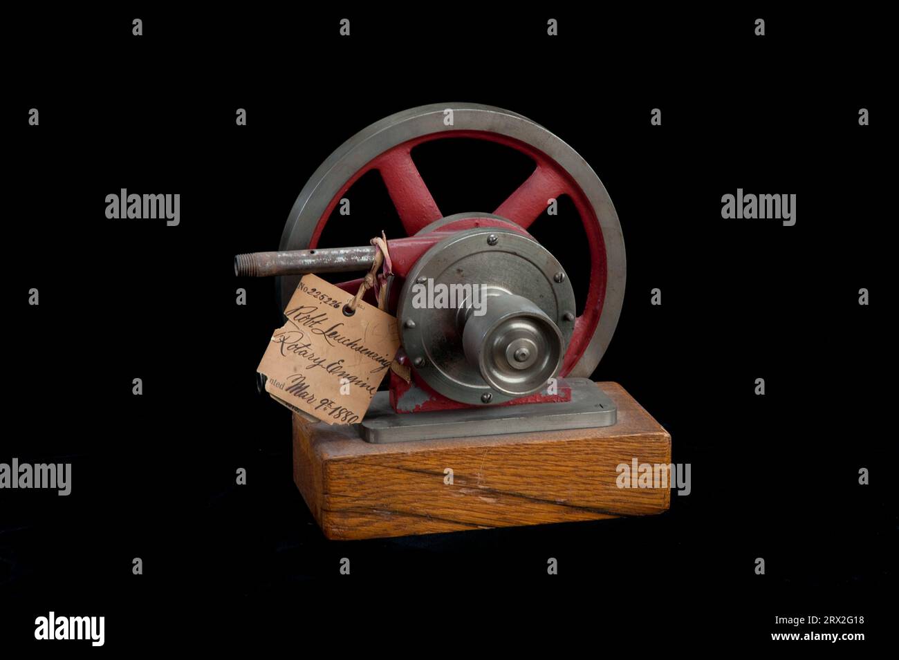 Patent model. Rotary steam engine, Leuchsenring, patent no. 225226. MC ...