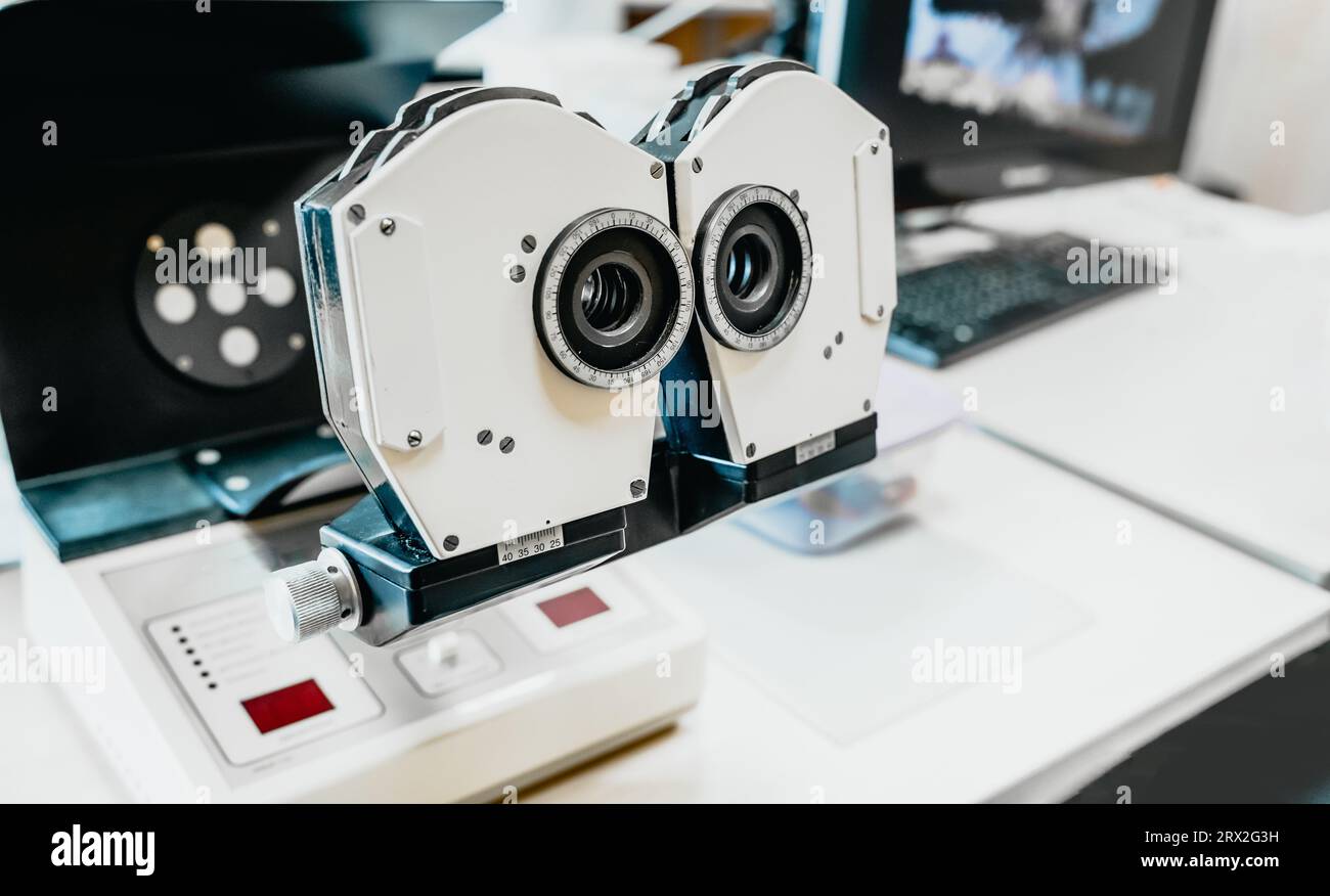 Hardware laser children vision treatment equipment. Laboratory device ...