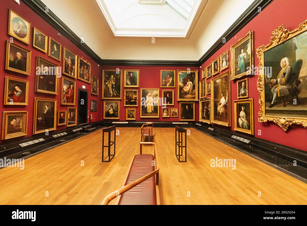 England, London, National Portrait Gallery, Interior View Stock Photo ...