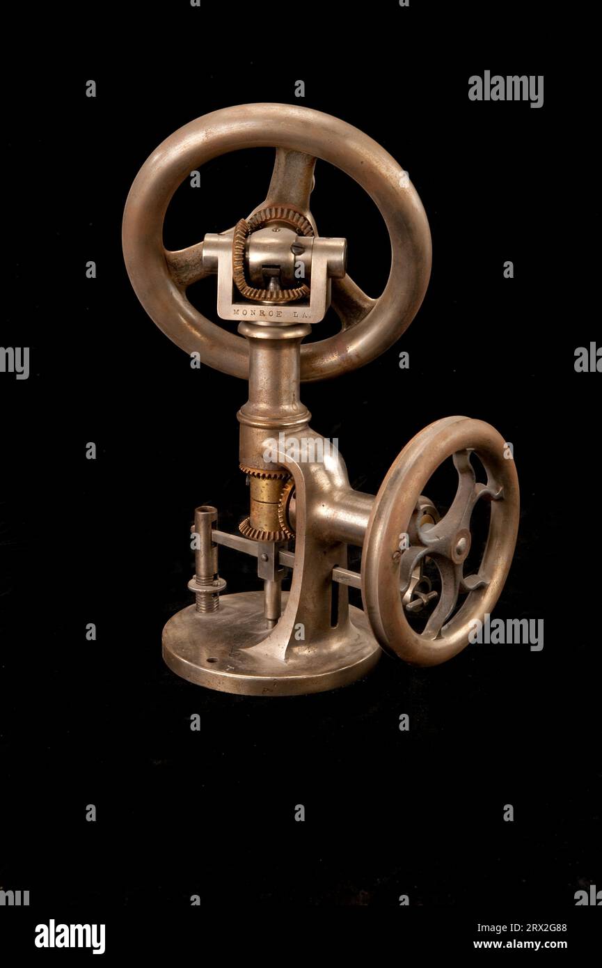 Patent model. Engine governor and speed regulator, Reid, patent no ...
