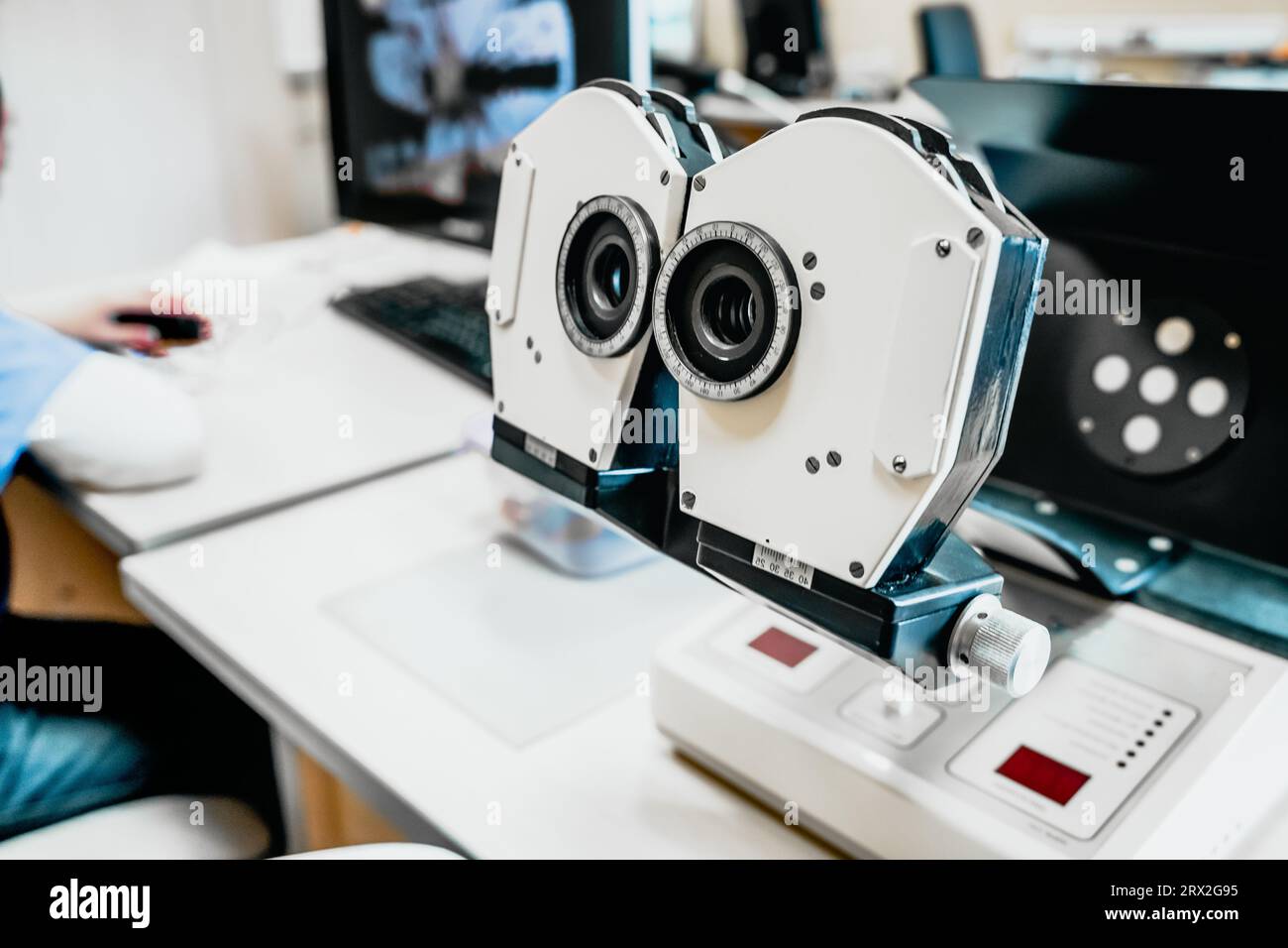 Hardware laser children vision treatment equipment. Laboratory device ...