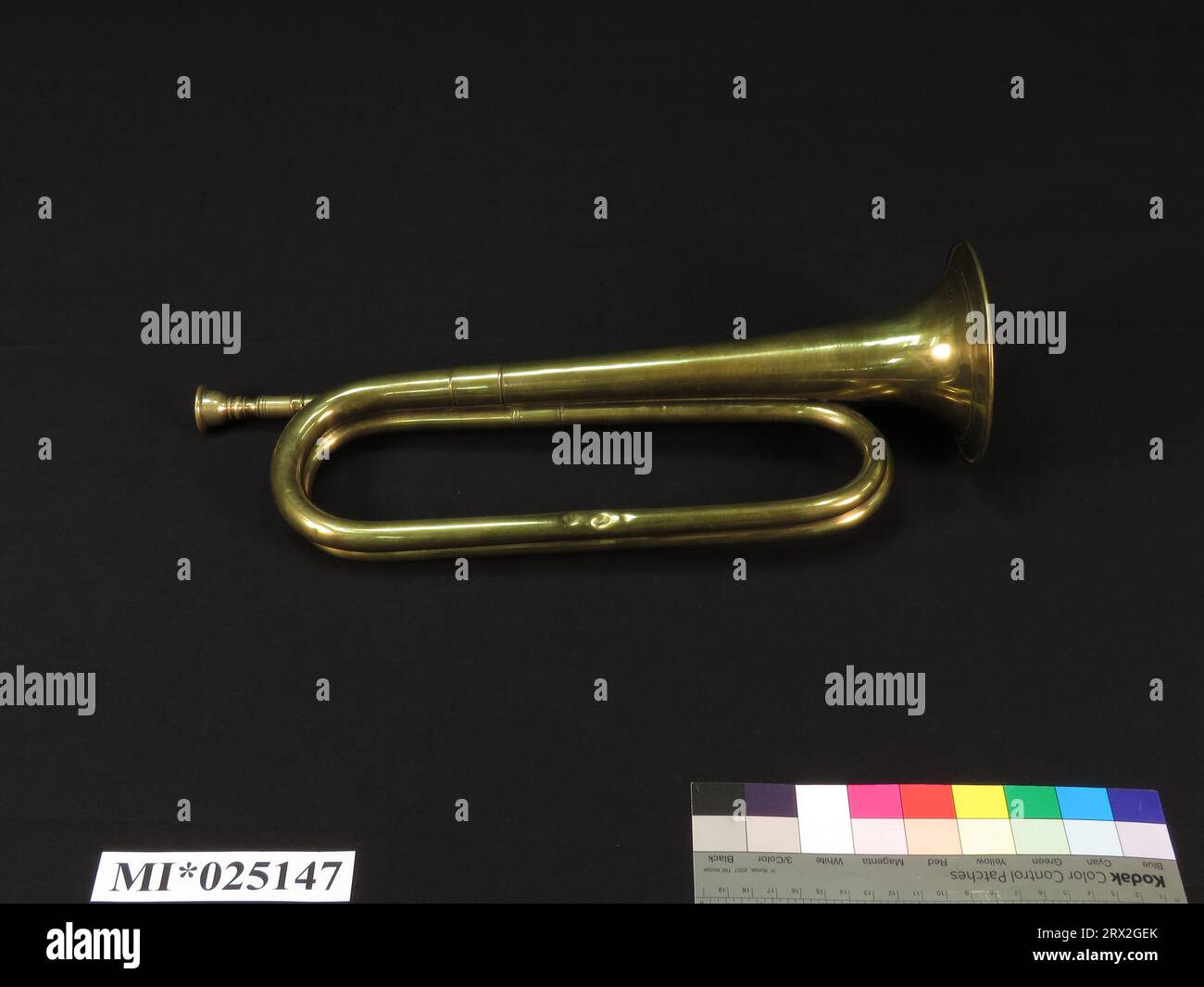 Trumpet, U.S. Army. Made by Klemm & Brothers. MI*025147 Stock Photo - Alamy