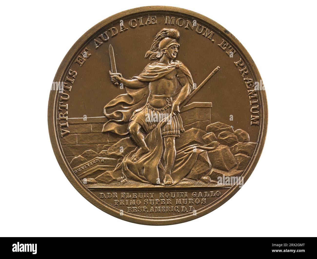 Medal, Francois Louis Teissedre de Fleury at Stony Point, 1779/1880 ...