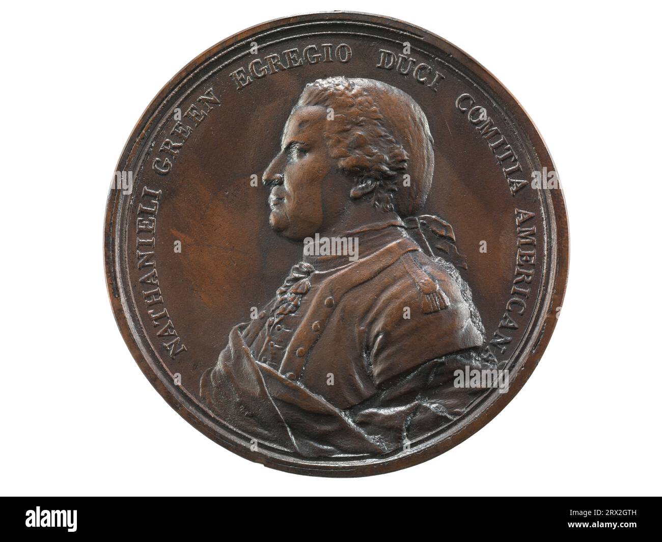 Medal, Nathaniel Greene at Eutaw Springs, 1781, obverse. NU*275799.0080 ...