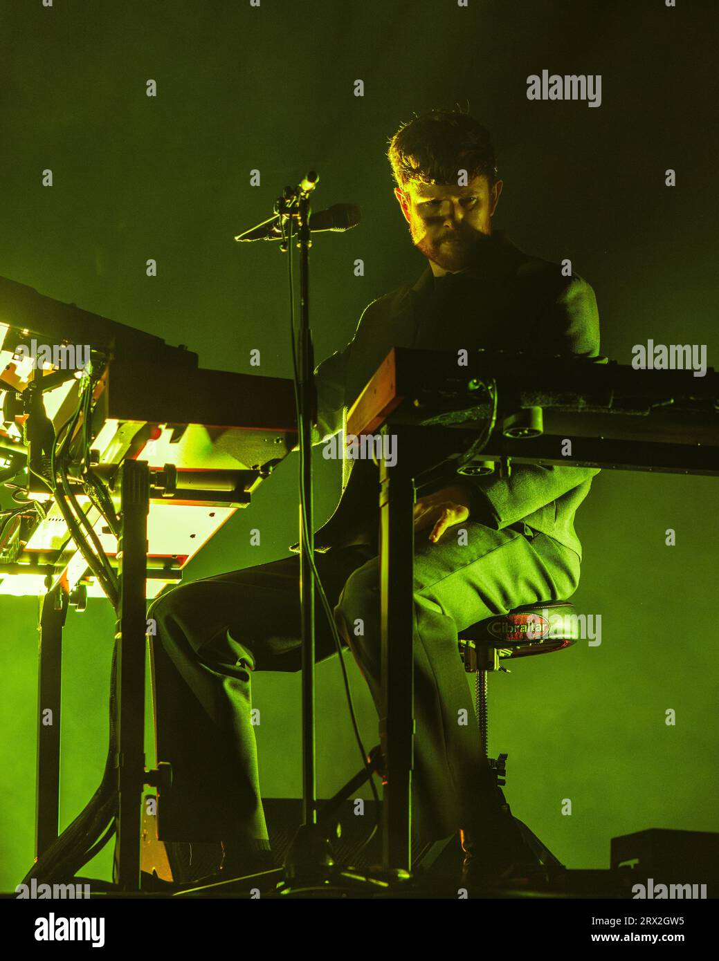 Milan, Italy, 18th Sep 2023. English singer and musician James Blake ...