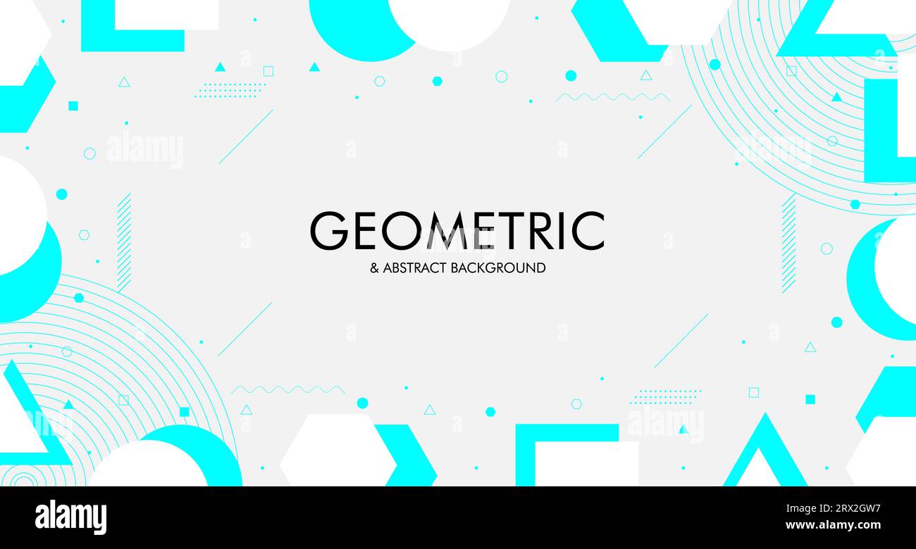 Creative Geometric background Design with graphic elements for presentation background design ...