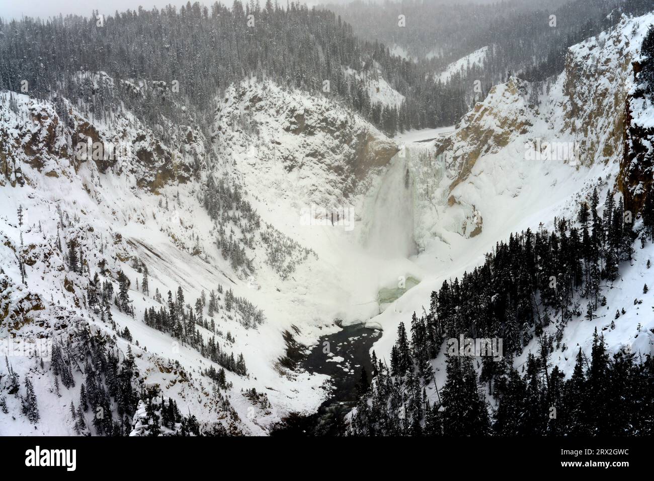 Heavy snow in yellowstone hi-res stock photography and images - Alamy