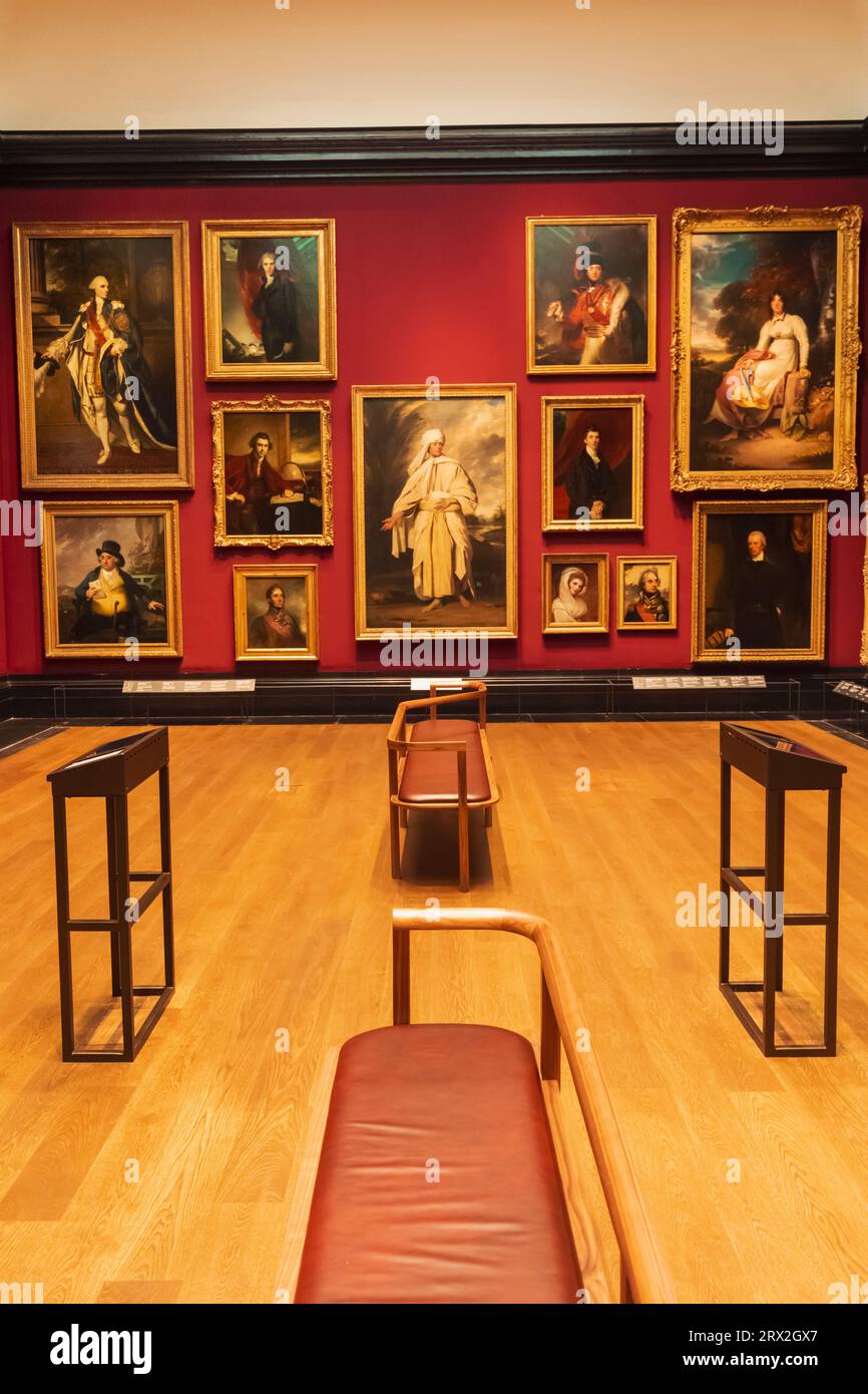 England, London, National Portrait Gallery, Interior View Stock Photo ...
