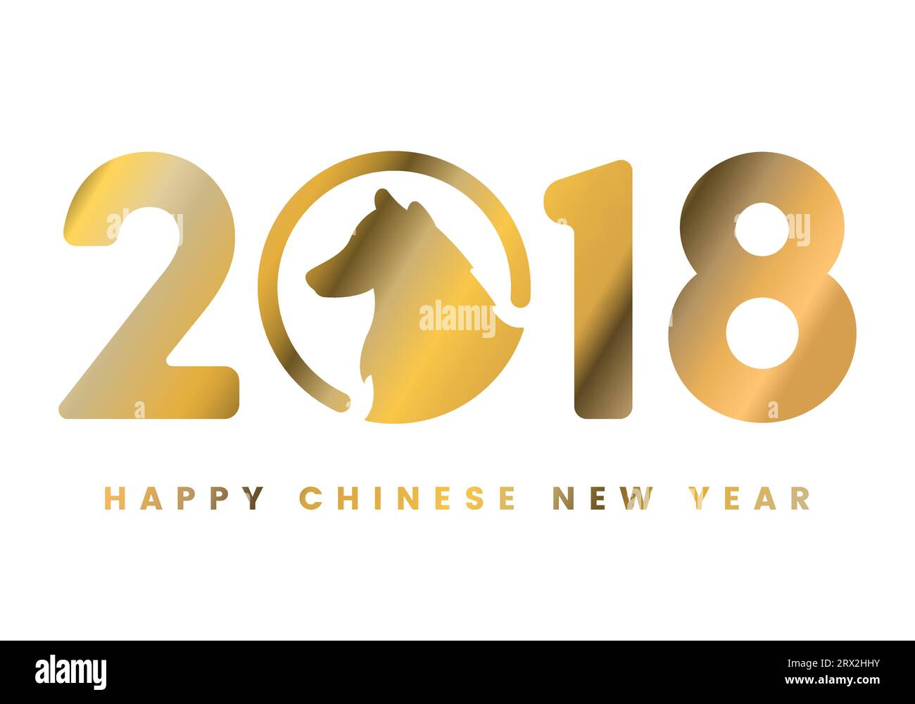 Happy Chinese New Year 2018. Design Card, postcard, congratulations ...